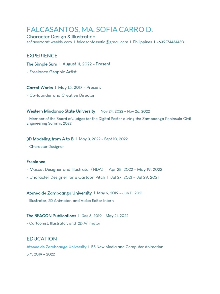 Falcasantos Resume 03232023 Intl | PDF