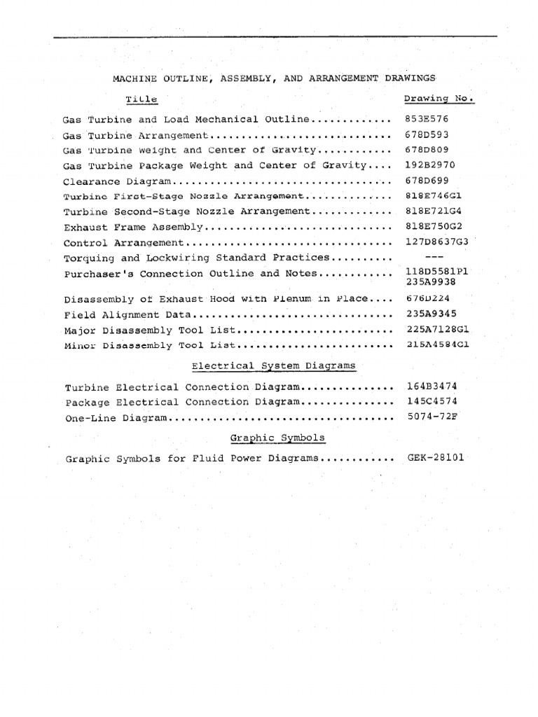 Gas Turbine Assembly And Diagrams Pdf Gas Turbine Rotating Machines