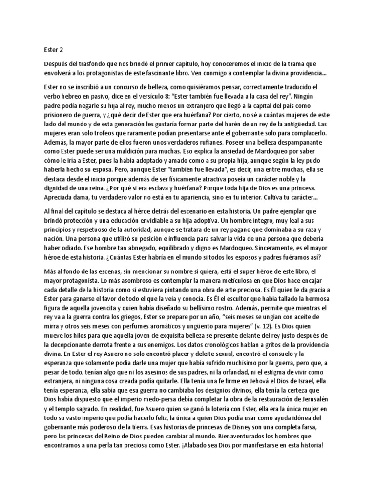 Ester 2 | PDF | Esther