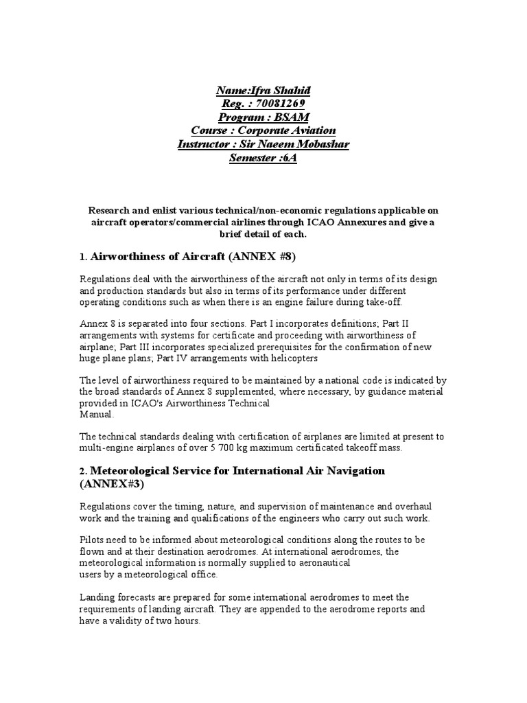 Name:Ifra Shahid Reg.: 70081269 Program: BSAM Course: Corporate ...