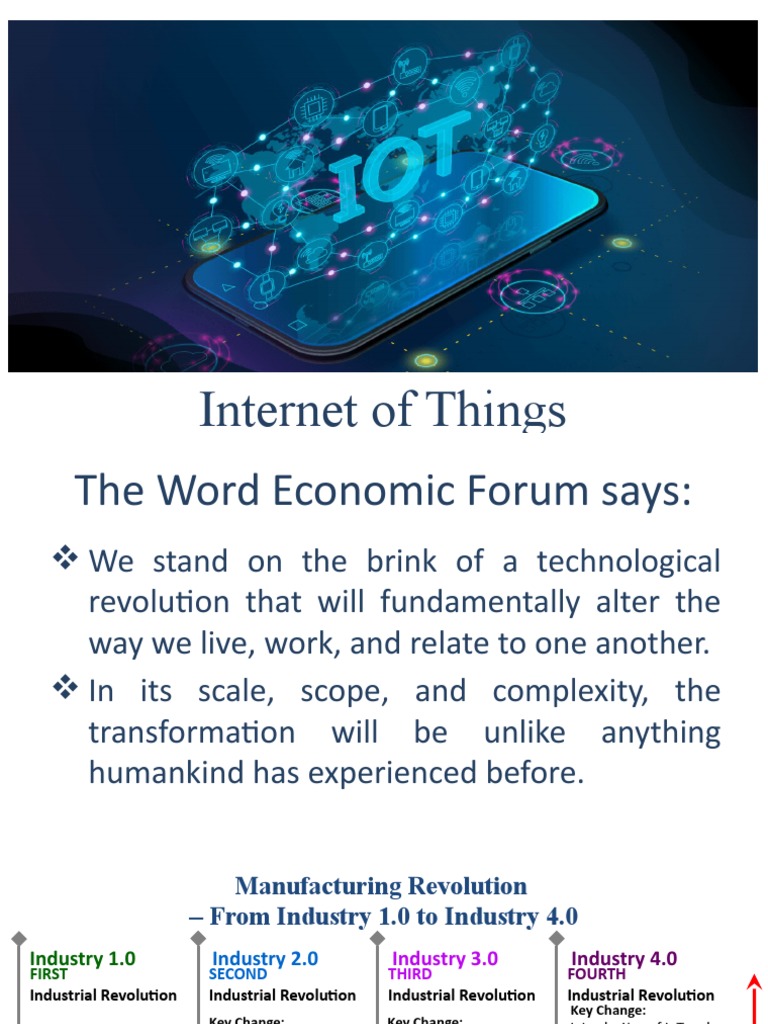 Lecture 1-IOT | Download Free PDF | Internet Of Things | Computer Network