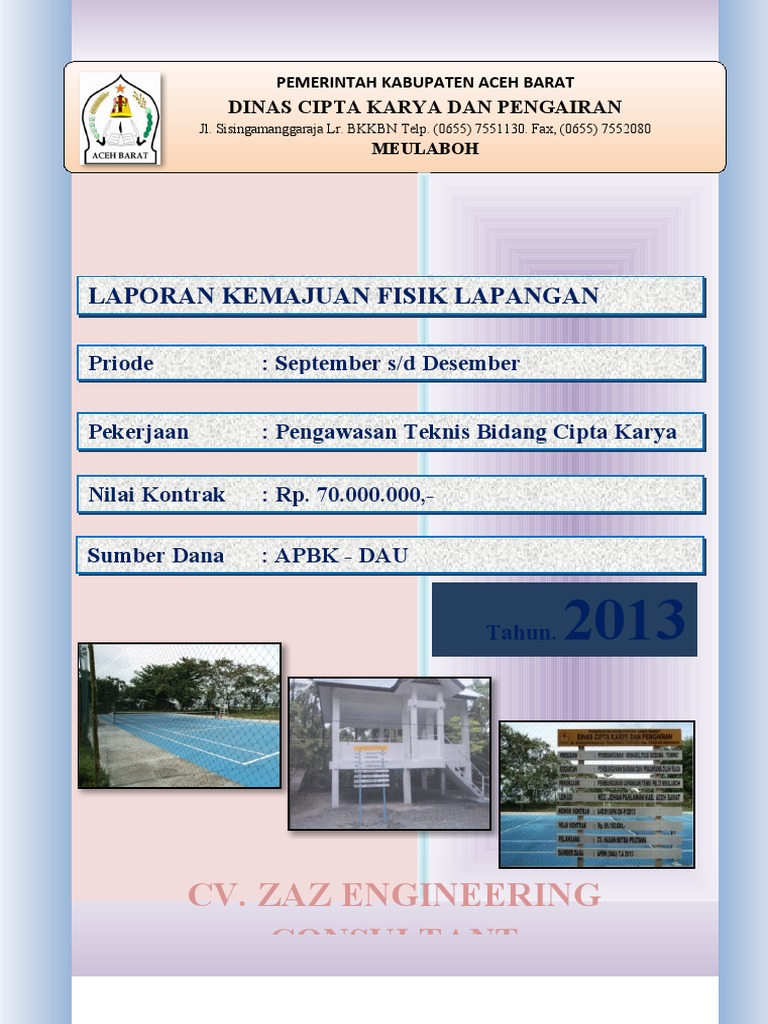 Cover Laporan Proyek | PDF