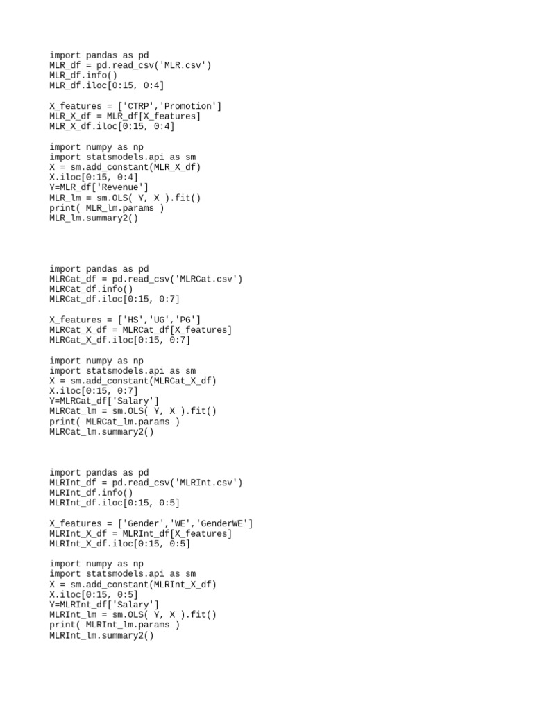 Multiple LR Code | PDF