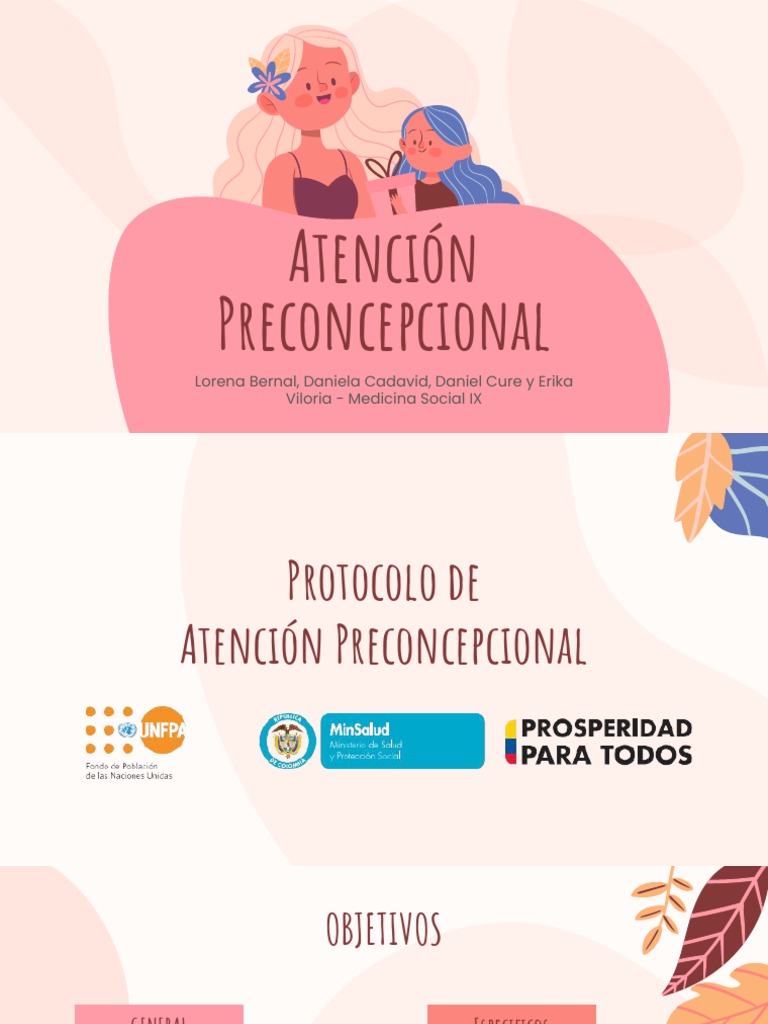 Tema 1 - Atención Preconcepcional | PDF | El embarazo | Parto prematuro