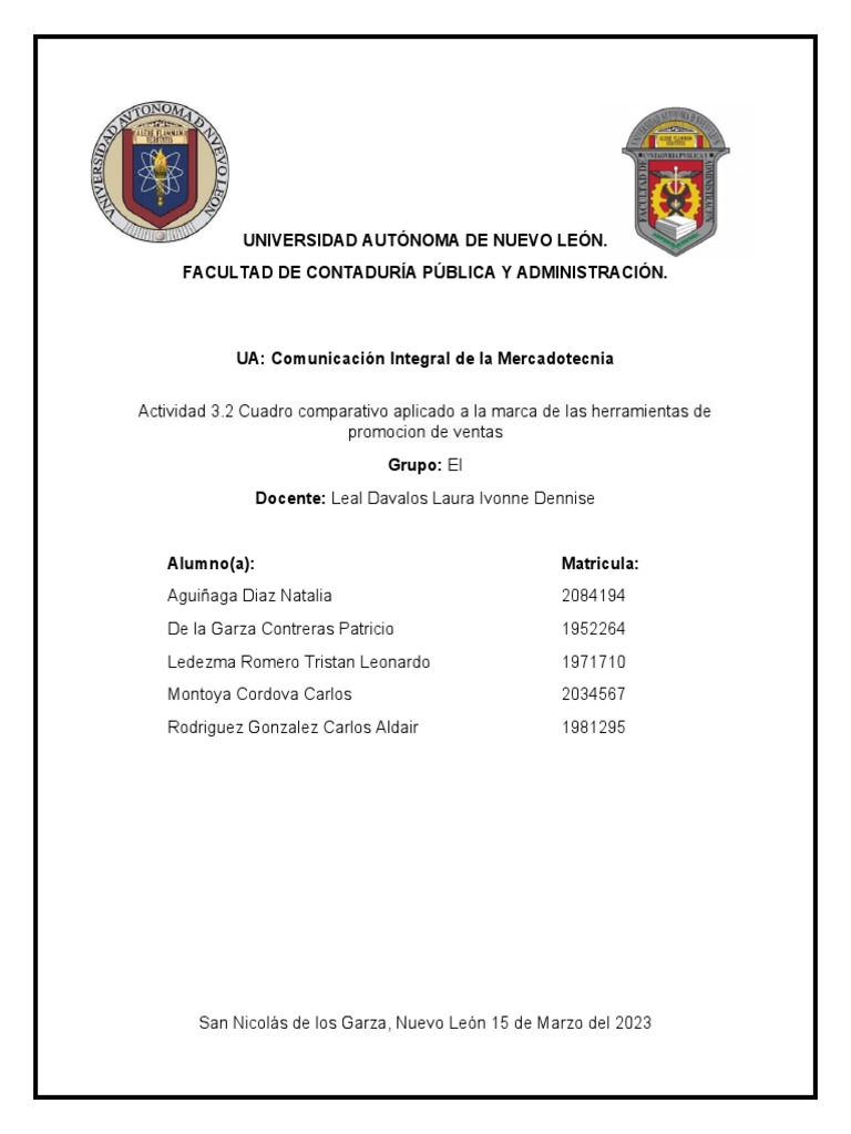 Act - 3.2 - Merca - Equipo 8 | PDF | Publicidad | Marca