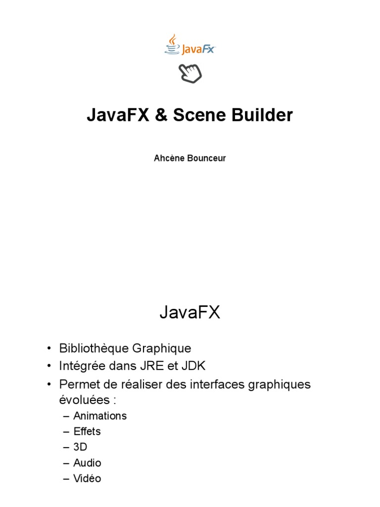 5 - JavaFX PDF | PDF | Acquisitions Oracle | Informatique