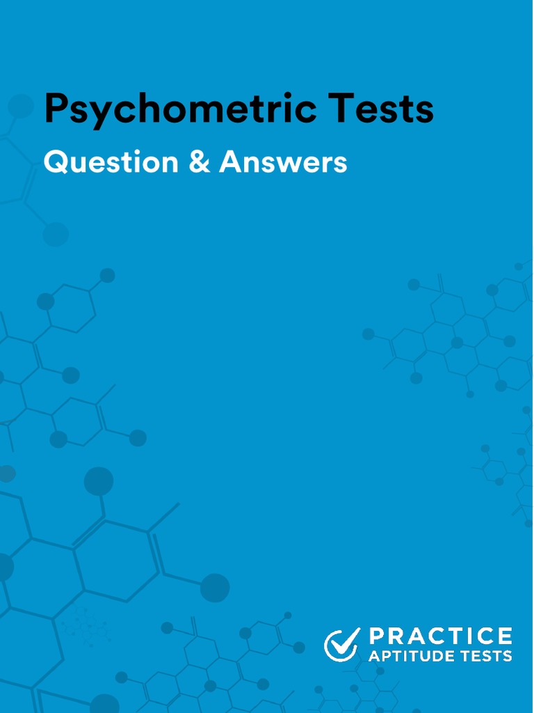 Psychometric Test Preparation Guide | PDF | Business