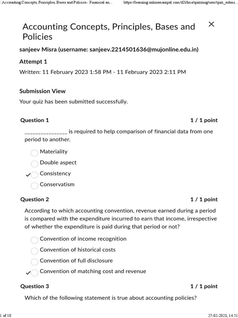 Combined QUIZ PDF Fma PDF | PDF | Debits And Credits | Historical Cost