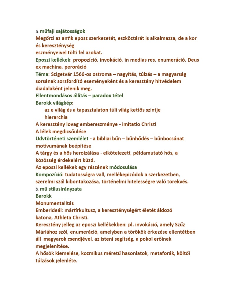 Szigeti Veszedelem | PDF