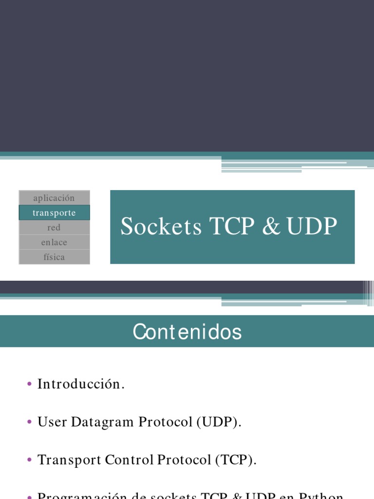 Practico 3 - Socket TCP - UDP | PDF | Protocolo de Control de Transmisión | Zócalo de red