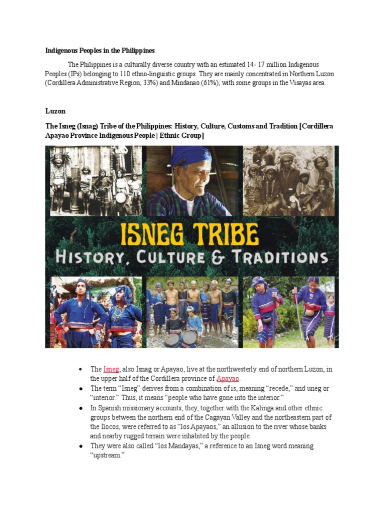 Isneg Tribe: Culture and History | PDF