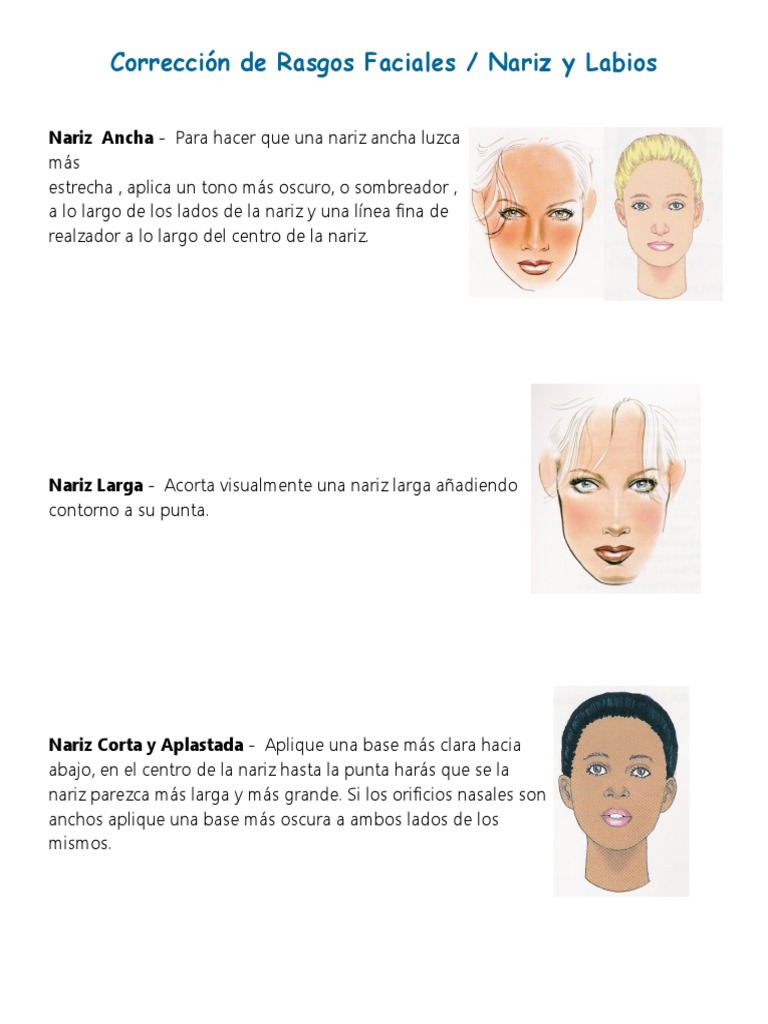 Corrección de Rasgos Faciales / Nariz y Labios: Nariz Ancha - para ...
