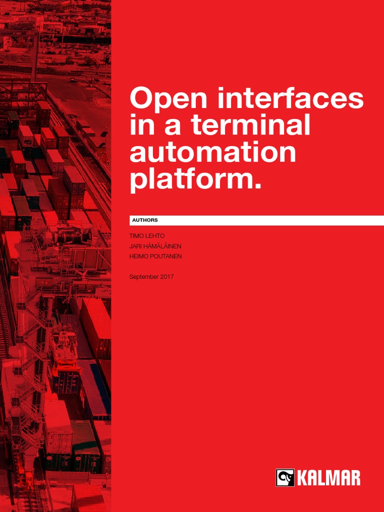 Whitepaper - Open Interfaces in A Terminal Automation Platform PDF ...
