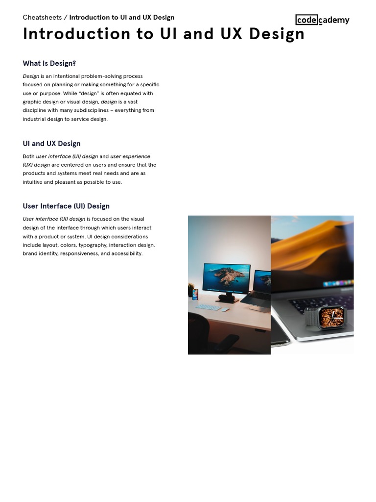 Introduction To Ui And Ux Design Introduction To Ui And Ux Design