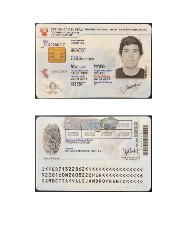 DNI Socio 2 PDF | PDF