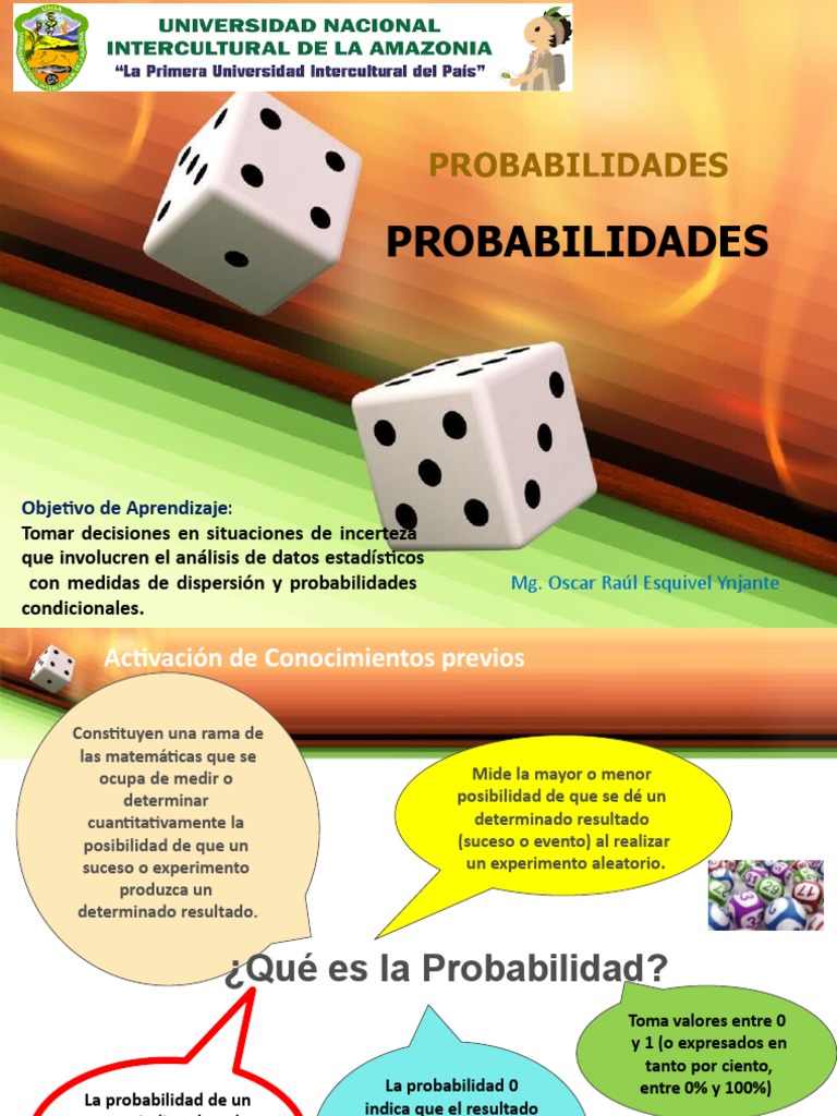 Probabilidades | PDF | Probabilidad | Probabilidades y estadísticas