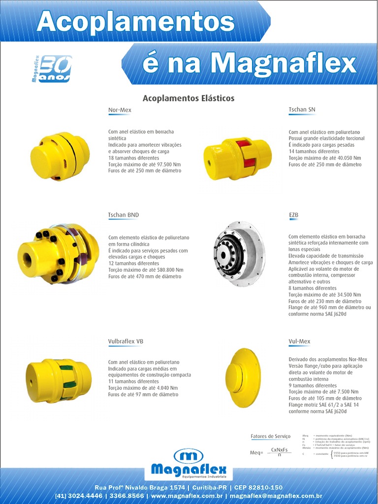Catalogo Magnaflex Acoplamentos | PDF