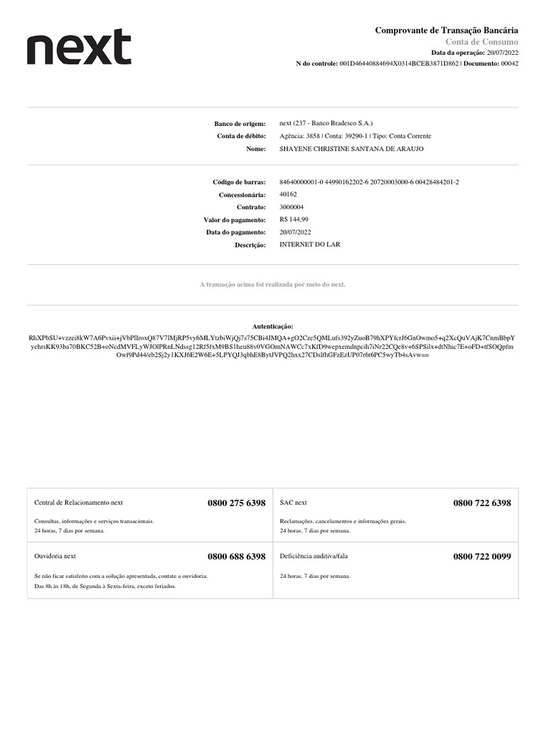 Comprovante | PDF | Business | Serviços financeiros