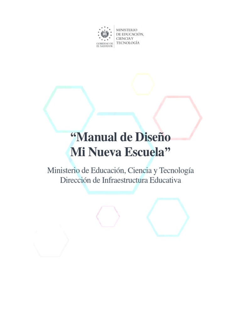 ANEXO No 4 MANUAL DE DISEÑO DE MI NUEVA ESCUELA PDF | PDF | Educación de la primera infancia ...