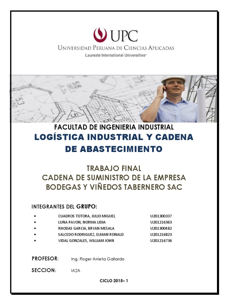 Trabajo Final Logistica Tabernero.v3 PDF | PDF