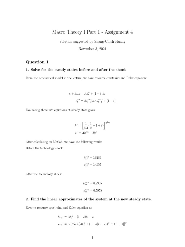 Assignment 4 Pdf Eigenvalues And Eigenvectors Mathematics