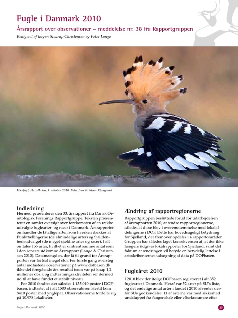 Fugle - I - Danmark 2010 | PDF