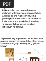 Mga Kagamitan Sa Pagbubungkal NG Lupa | PDF