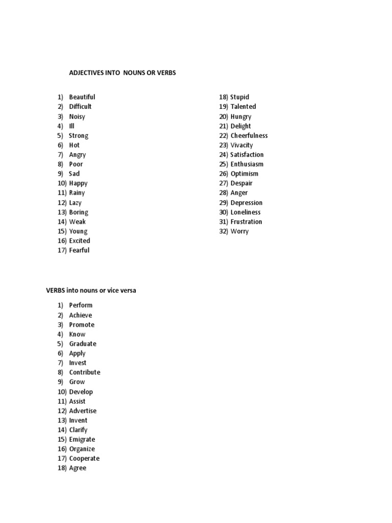 Nominalisation | PDF