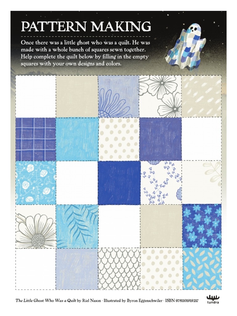 Little Ghost Quilt Pattern Activity | PDF
