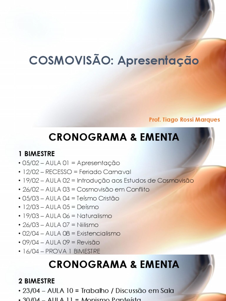 TIAGO ROSSI - AULA 01 - Apresentação-1 | PDF