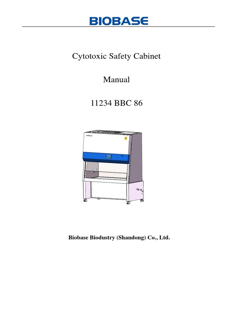 Cabina de Bioseguridad - Mannual U&S | PDF | Fuse (Electrical) | Power ...