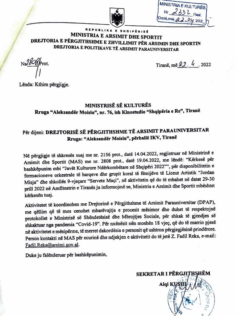 Kthim Pergjigje | PDF