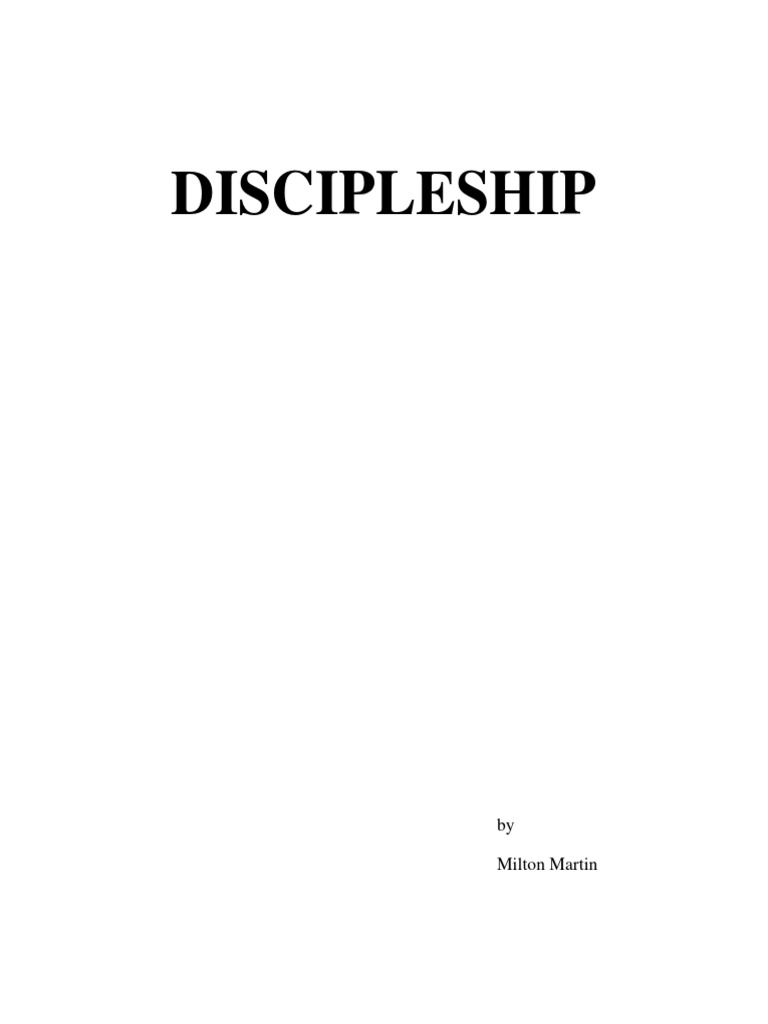 Discipleship | PDF | Disciple (Christianity) | Jesus