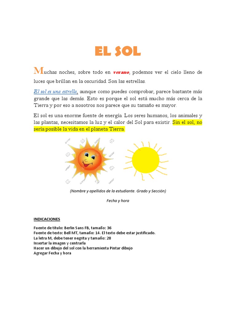 El Sol PDF | PDF