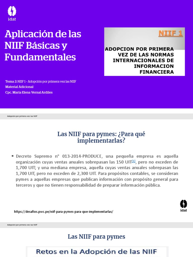 Niif - Material Adicional TEMA 02 22-01-2023 PDF | PDF | normas internacionales de INFORMACION ...