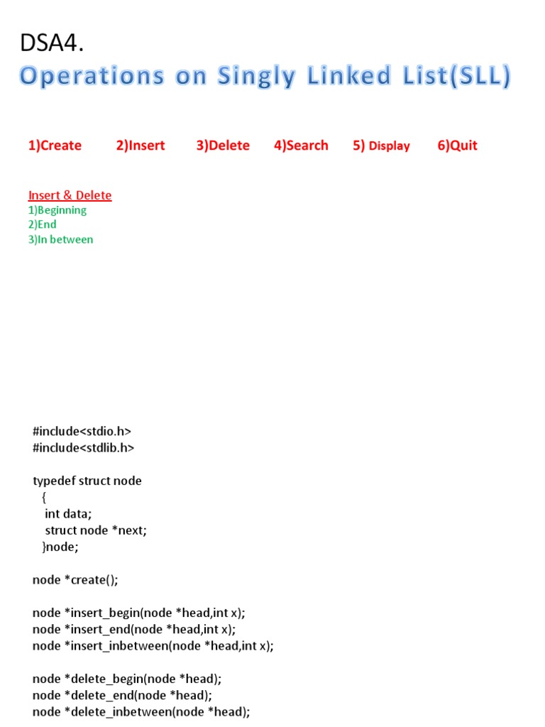 Dsa 4 Pdf Object Oriented Programming Computer Standards 