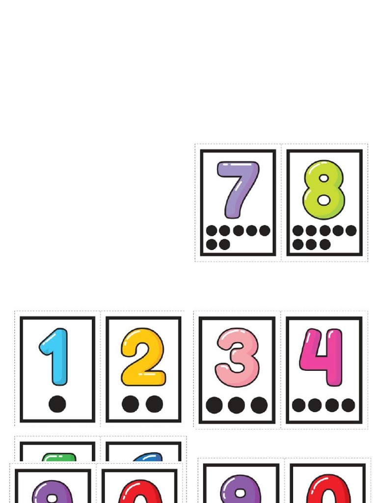 Numeros Del 0 Al 9 | PDF