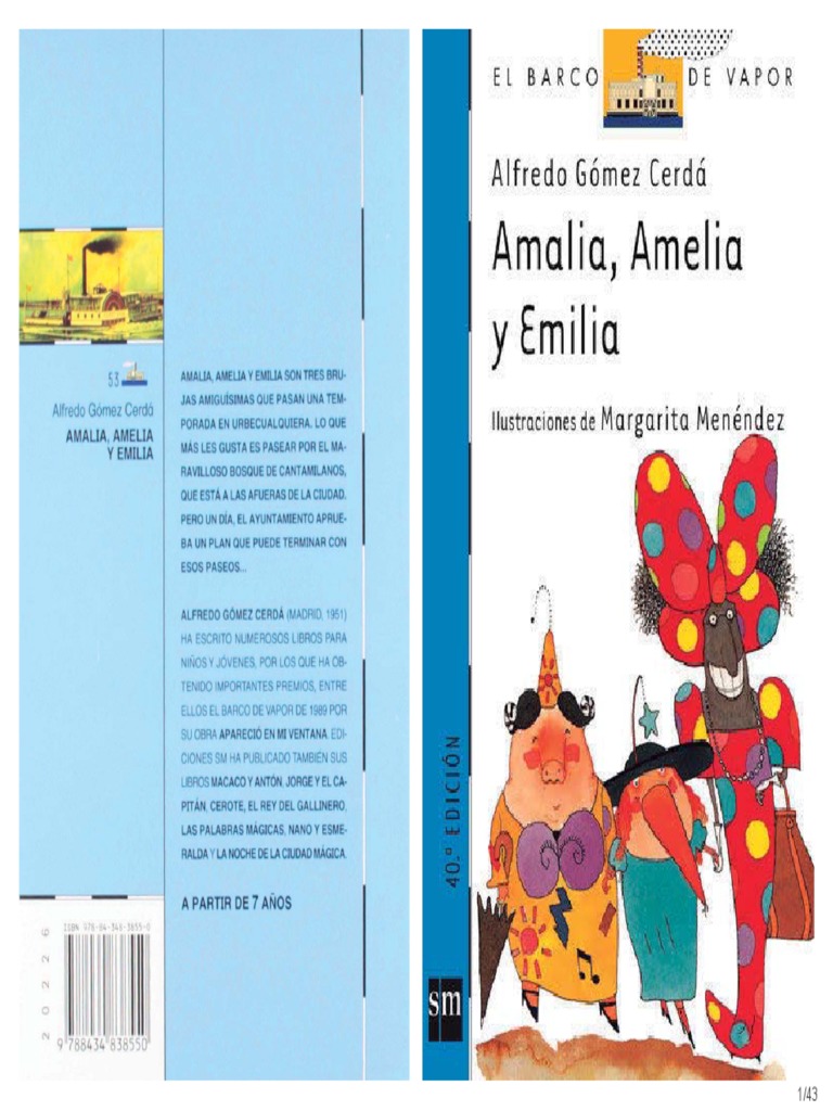 Gómez Cerdá, Alfredo - Amalia, Amelia y Emilia | PDF
