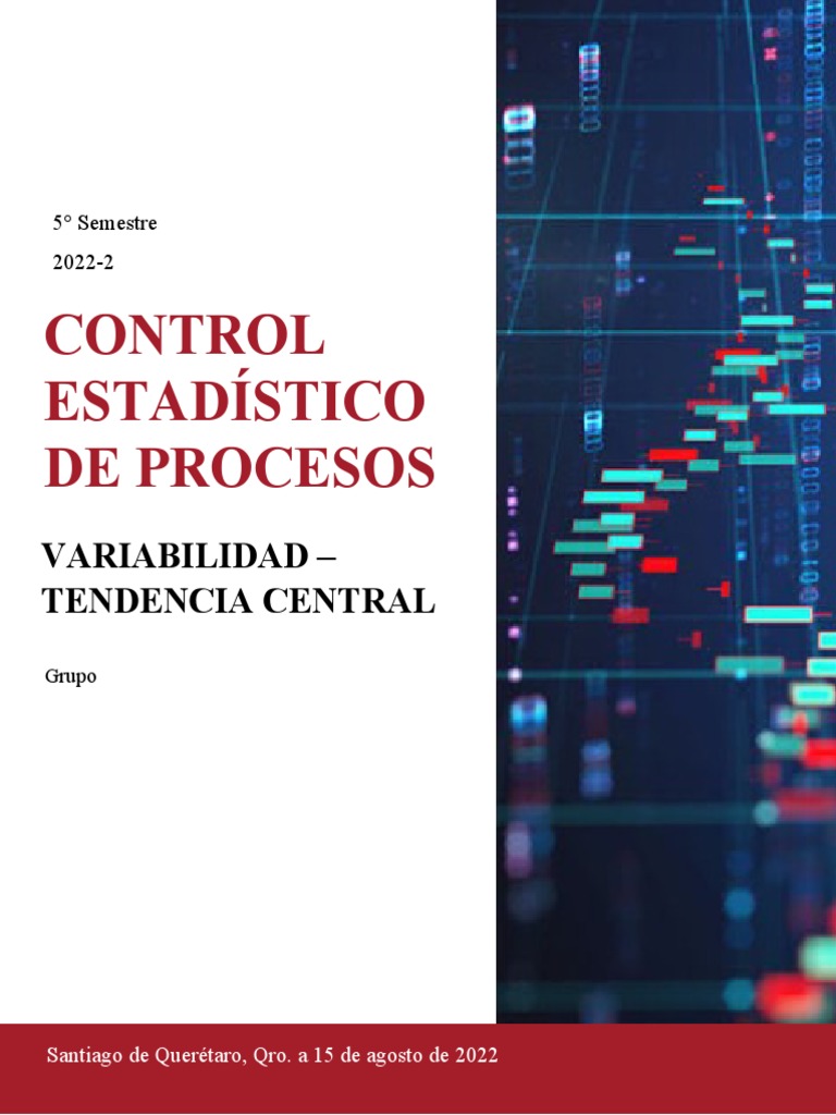 TAREA 1. Control Estadístico de Procesos | PDF