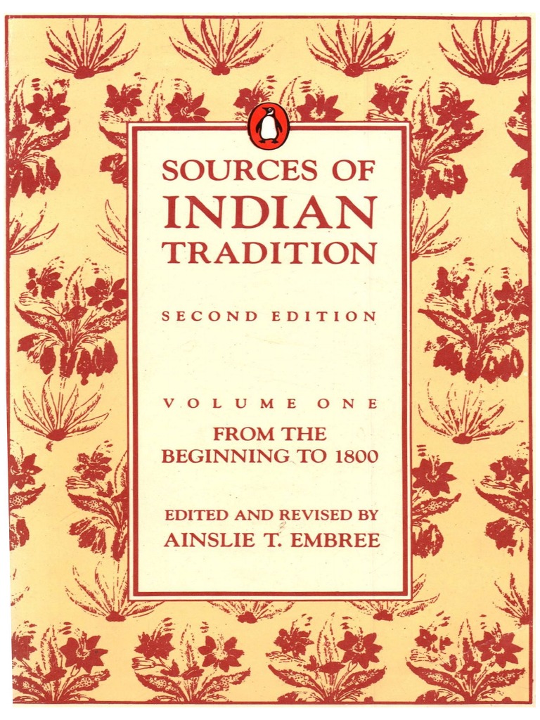 Sources of Indian Tradition PDF | PDF | Vedas | Bodhisattva
