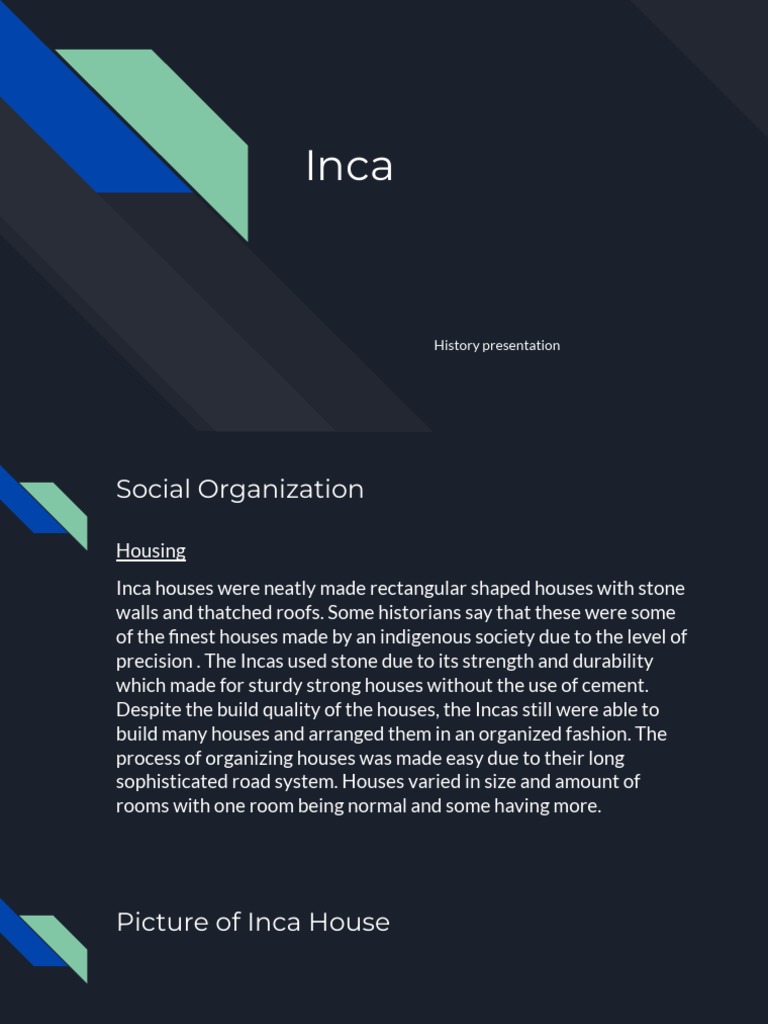 The Social, Political and Economic Organization of the Inca ...