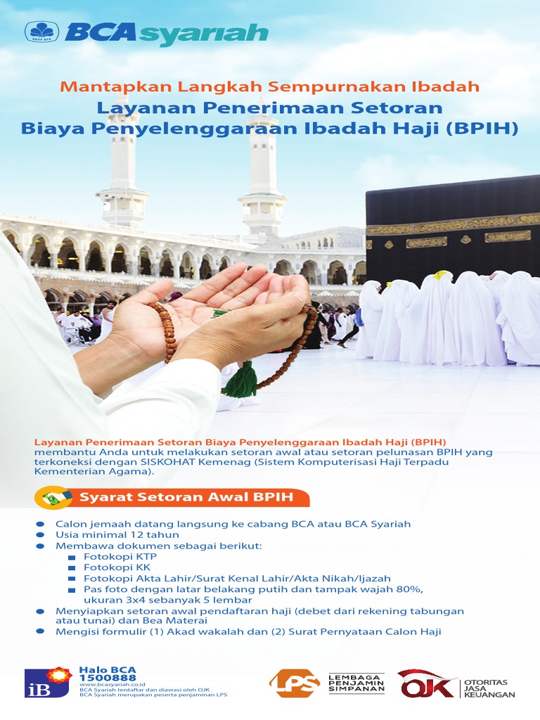Brosur Haji Bca No QR Code Final | PDF