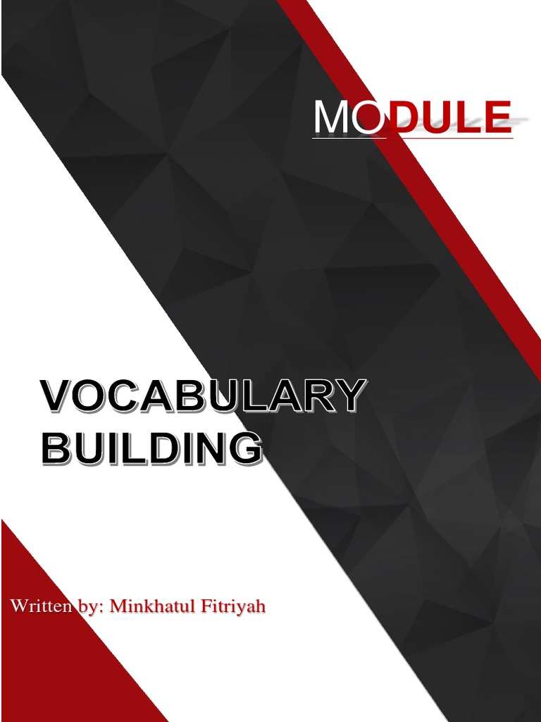 Modul Vocabulary Building. | PDF