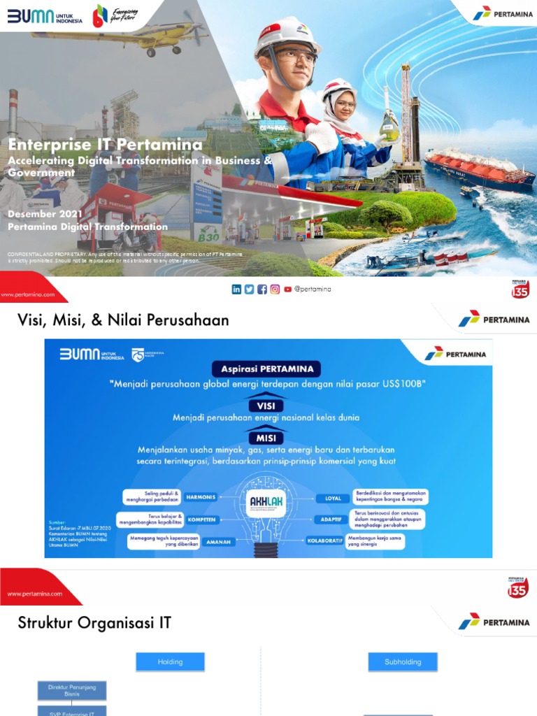 Materi Taufiq Syofyan - Manager Non ERP PT Pertamina (Persero) | PDF ...