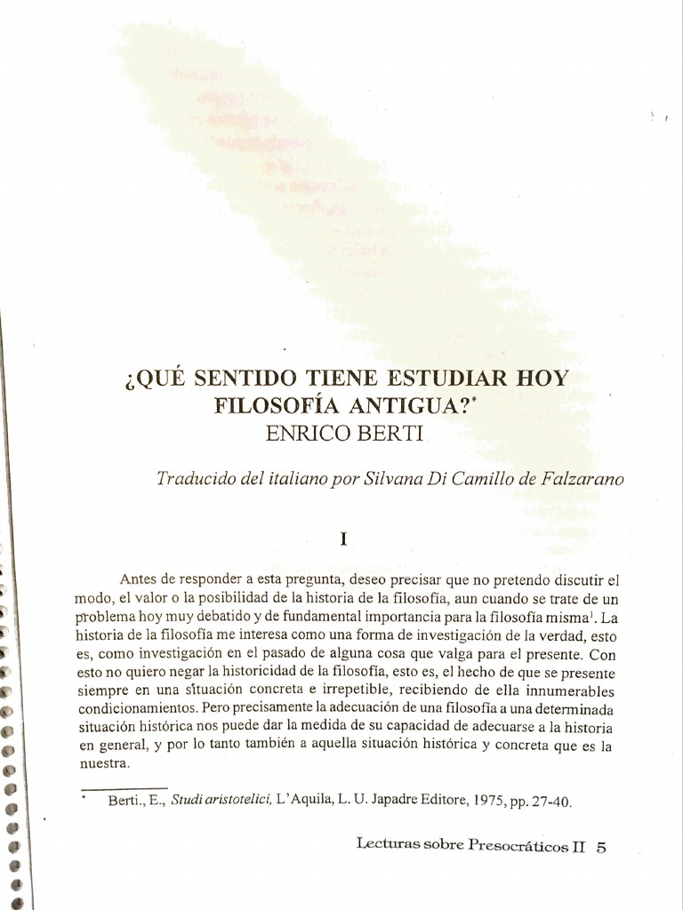 Enrico Berti | PDF