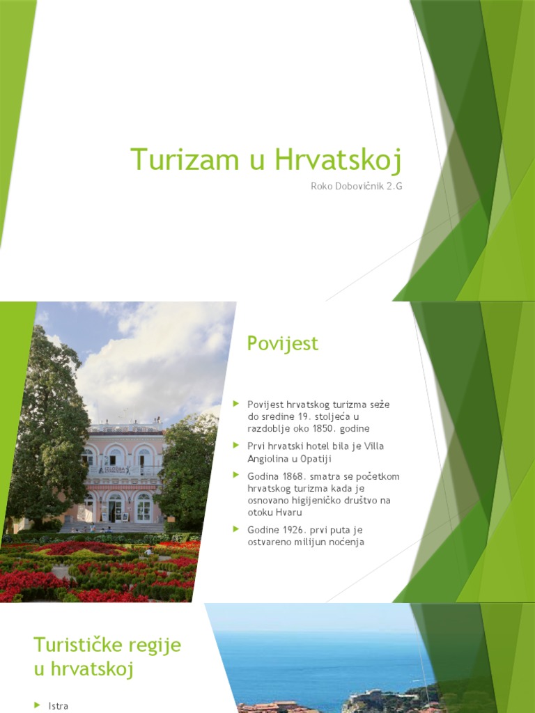 Turizam U Hrvatskoj | PDF