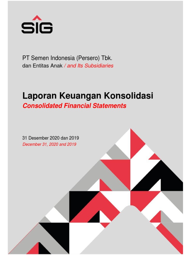 Laporan Keuangan PT Semen Indonesia 2020 | PDF