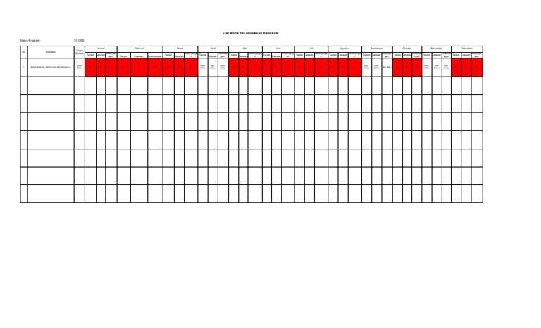 Monitoring Log Book DBD | PDF