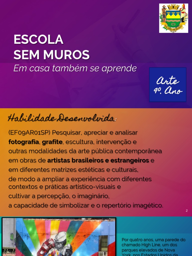 9 Ano ARTE Ativ. 08 Fotografia | PDF