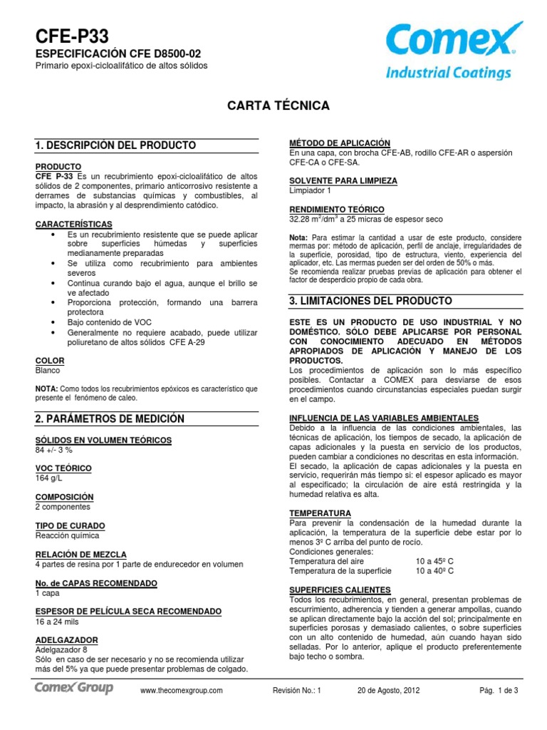 Cfe P33 | PDF | Humedad | Revestimiento